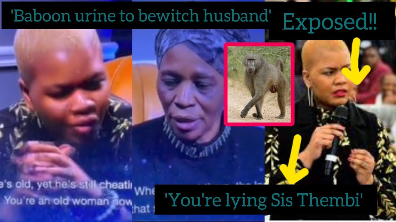 Dlozilami,Sis Thembi dragged & Xpsed4 Xposing old lady using baboon ...