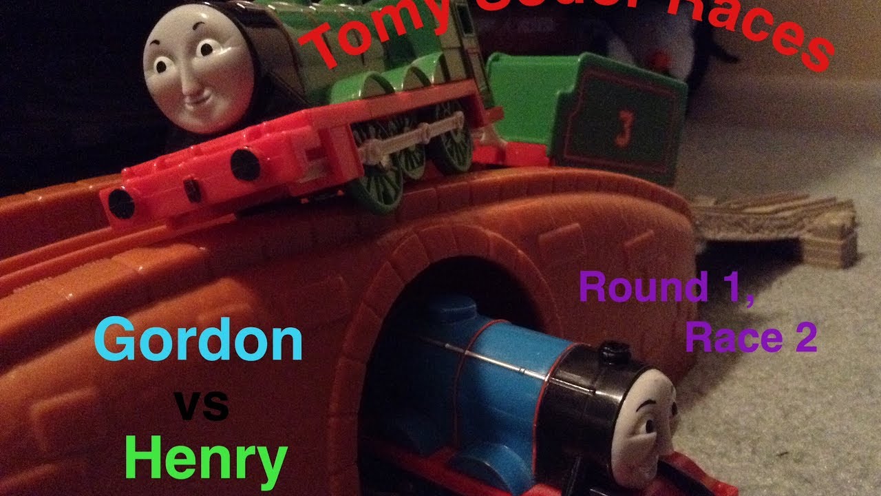 Tomy Sodor Races - Gordon vs Henry Race 2 - YouTube