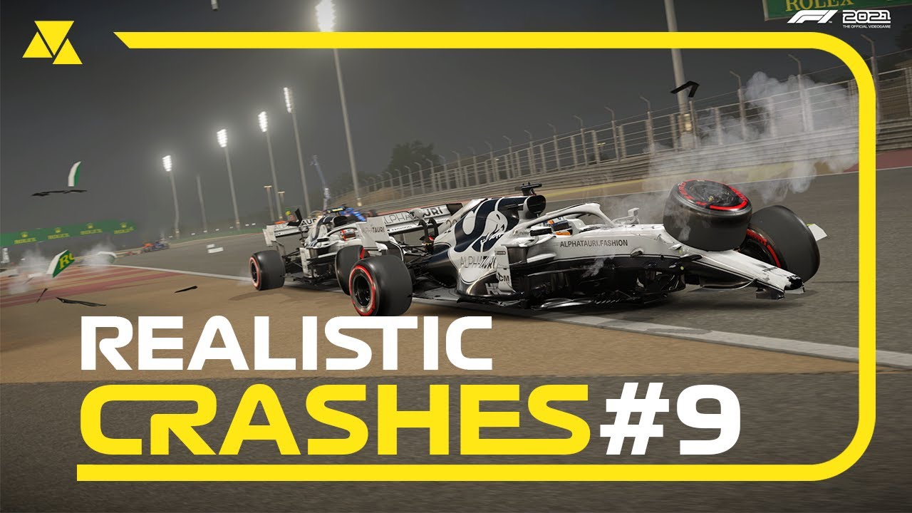 F1 2021 | REALISTIC CRASH COMPILATION #9 - YouTube