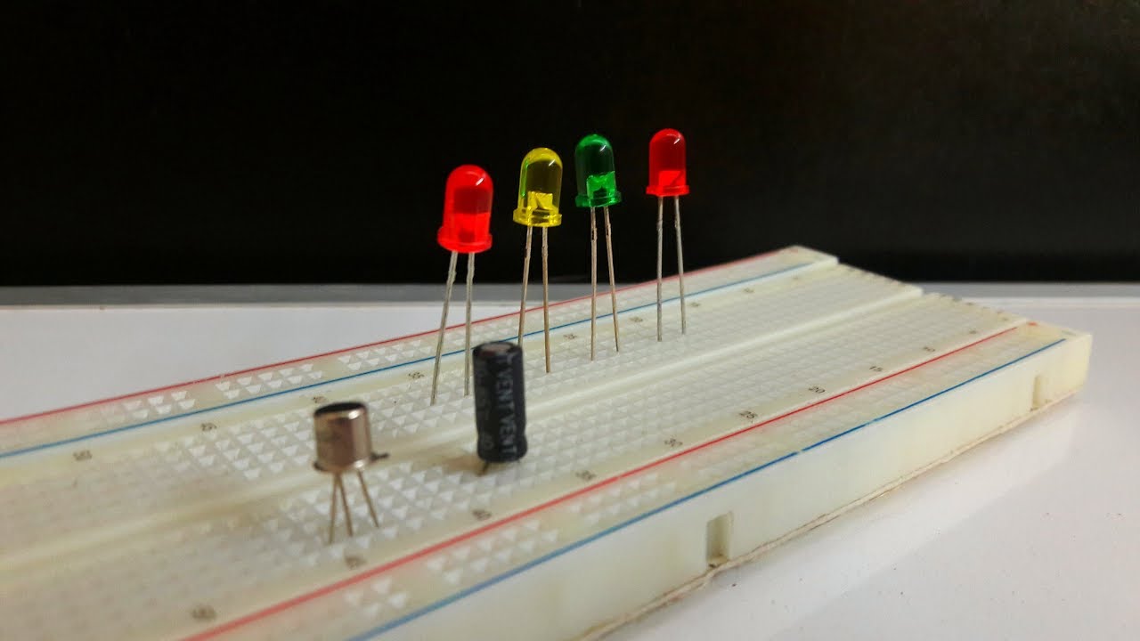 Cómo Hacer Un Circuito Intermitente Para LEDS - YouTube