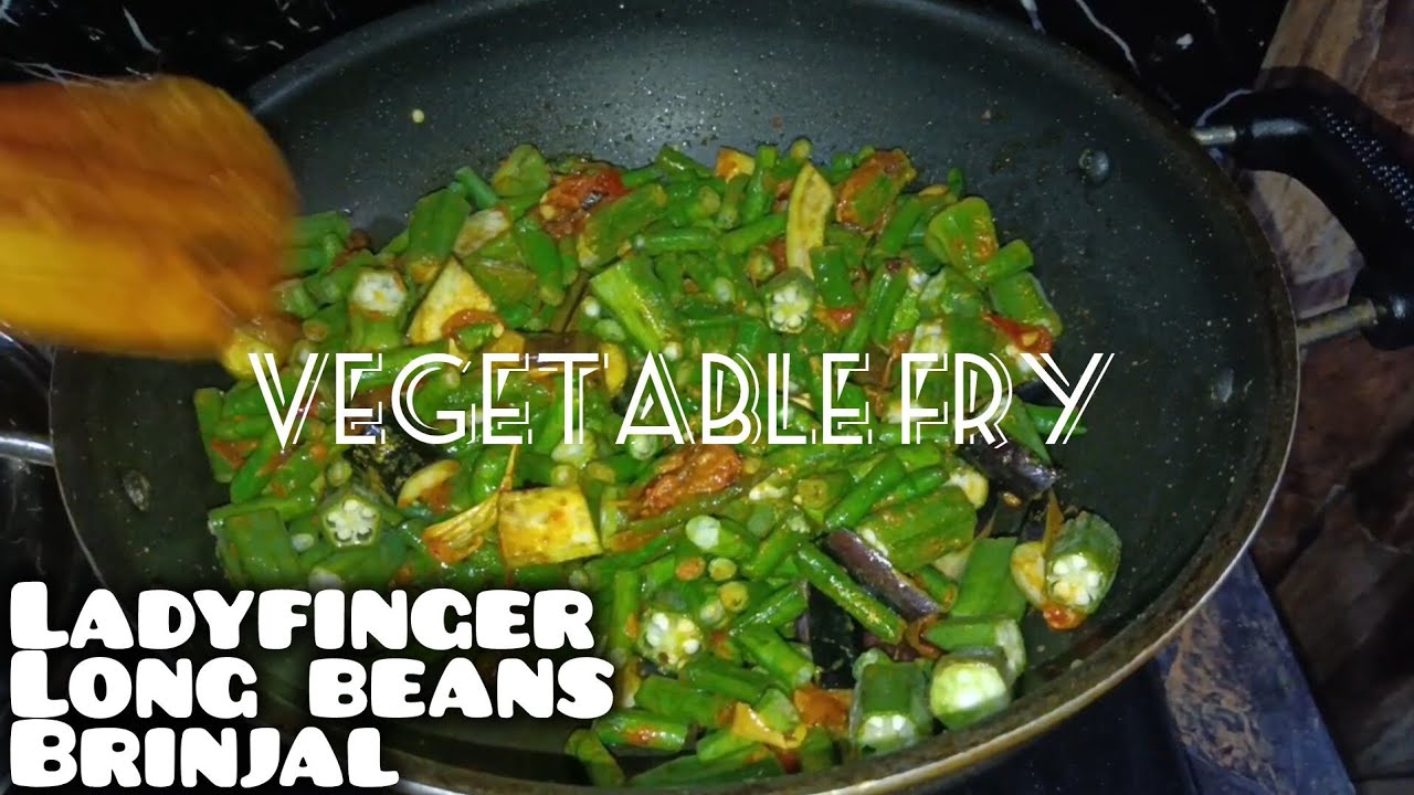 simple vegetable fry recipe - YouTube