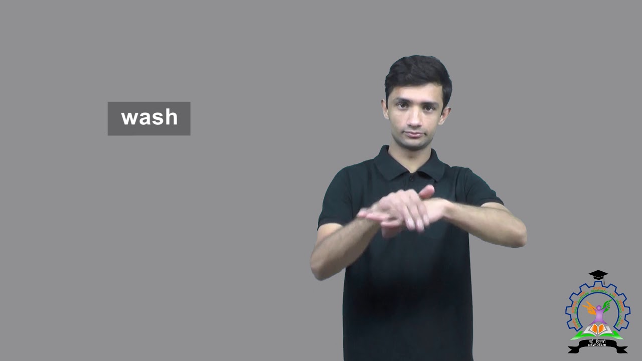 wash (utensils) (sign 2) - YouTube