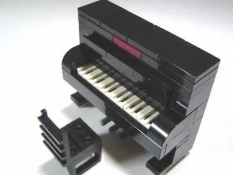 How to make Lego Upright Piano with Parts List - YouTube