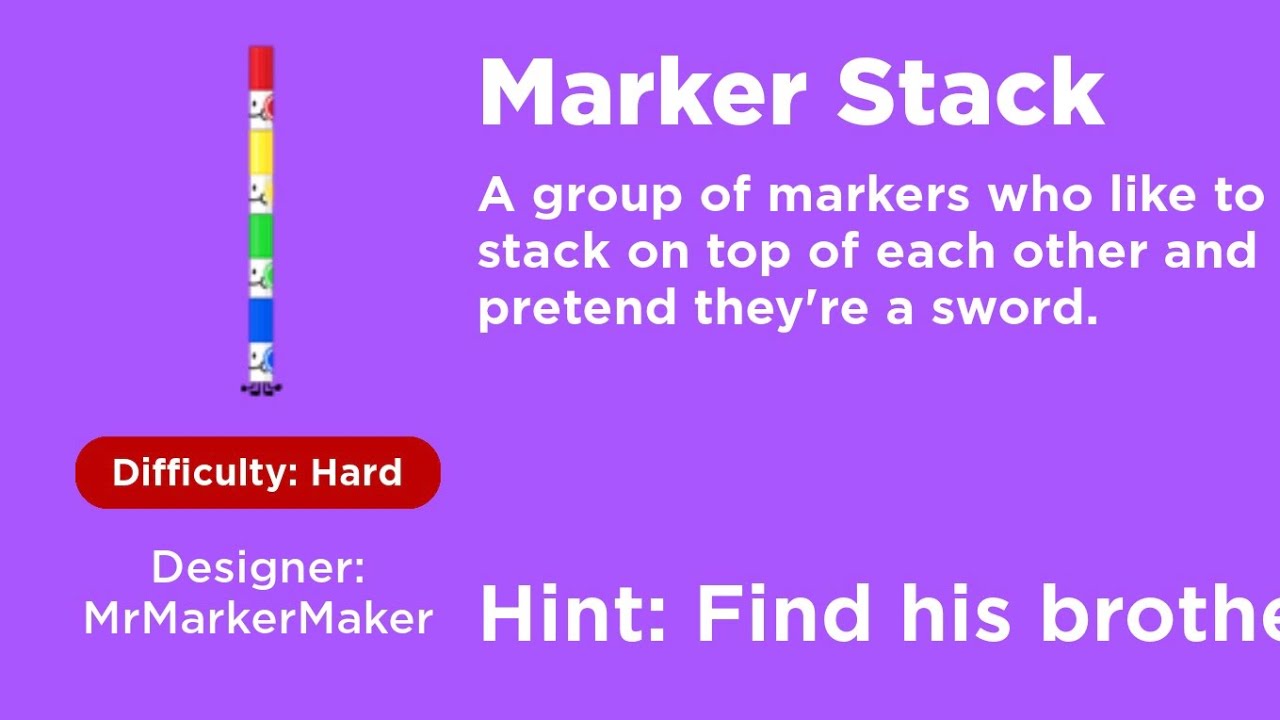How to get the marker stack - YouTube