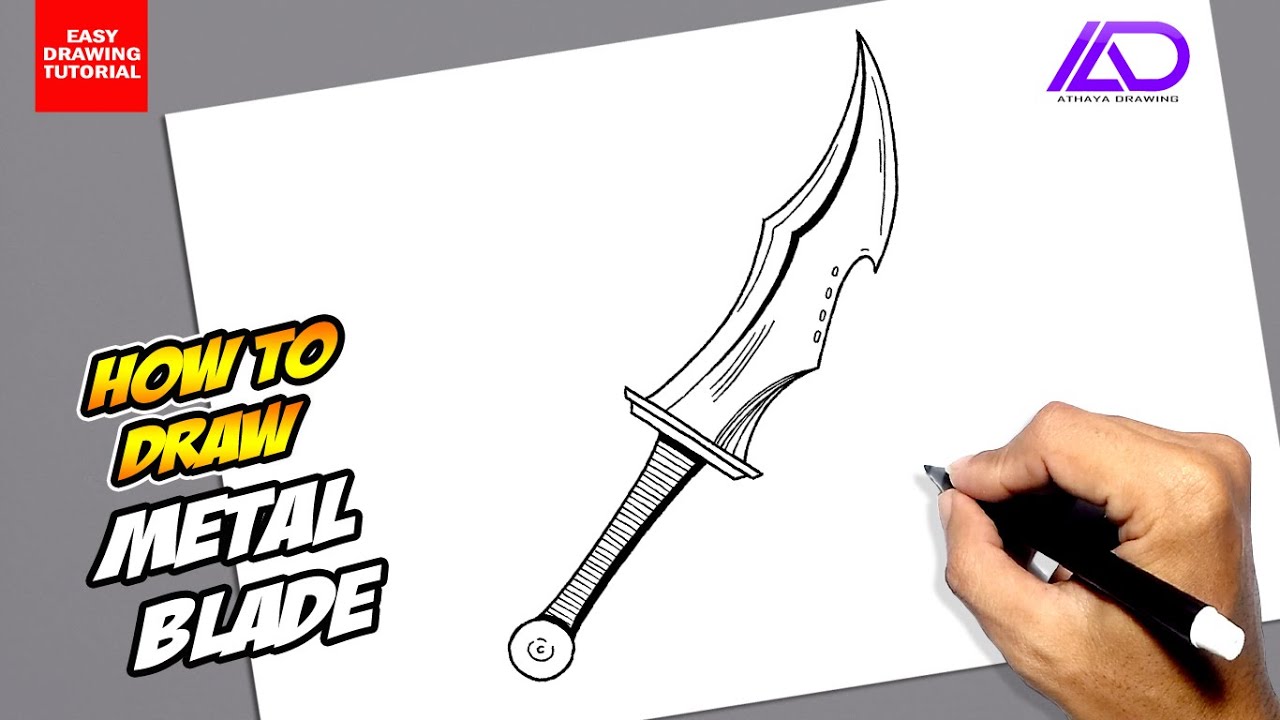 How to draw Metal Blade - YouTube