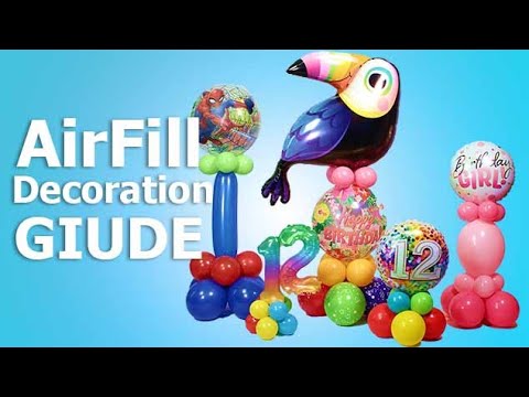 Air Filled Balloon Decorations | Surprize Enterprize Guide - YouTube
