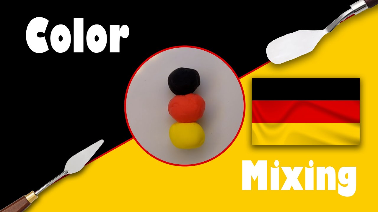 Mastering Color Blending: Germany Flag Palette Exploration - YouTube