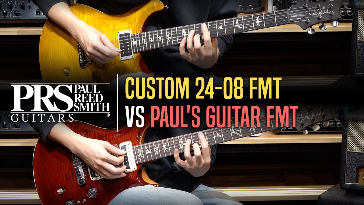PRS USA Core Custom 24-08 FMT VS Paul's Guitar FMT Review (No Talking) - YouTube