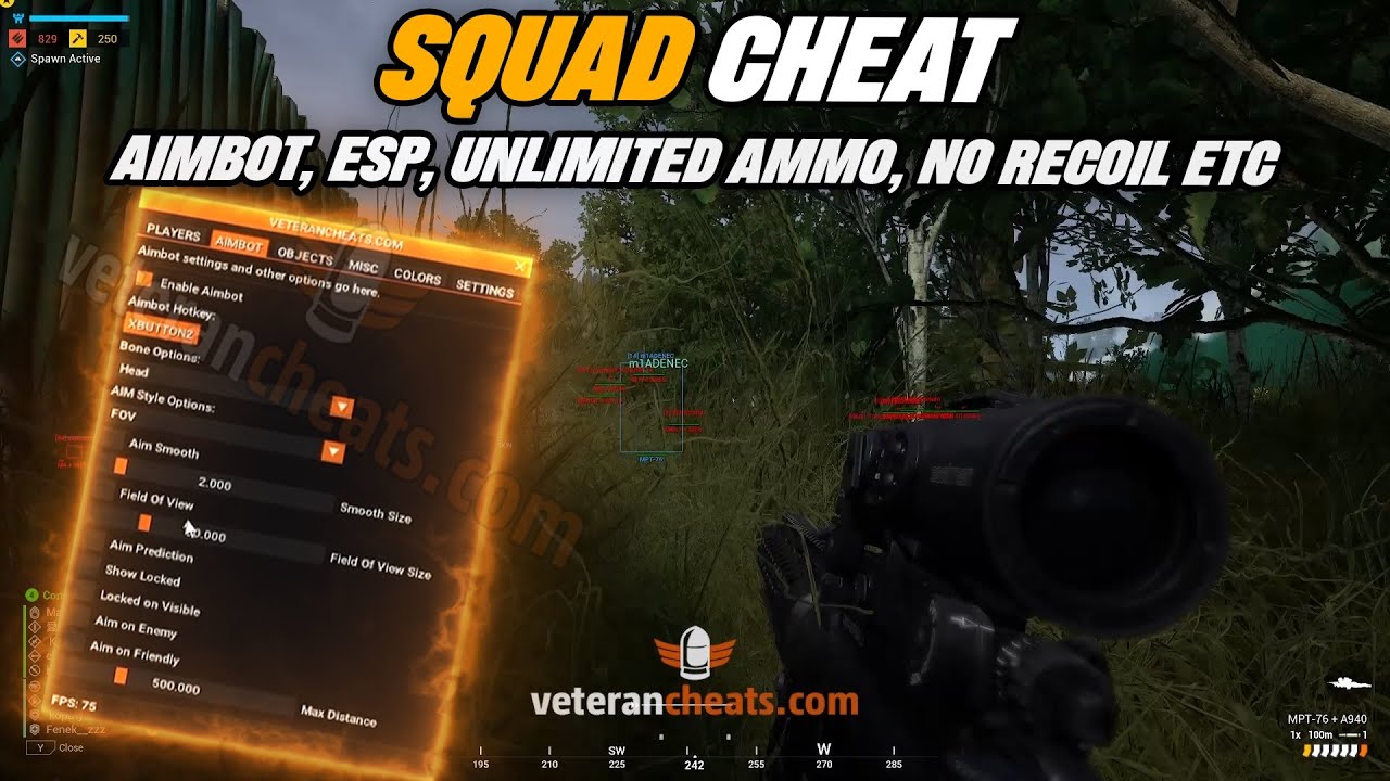 SQUAD HACK GAMEPLAY 🔥 WORKS IN 2025 - Squad Cheats - ESP, Aimbot, No ...
