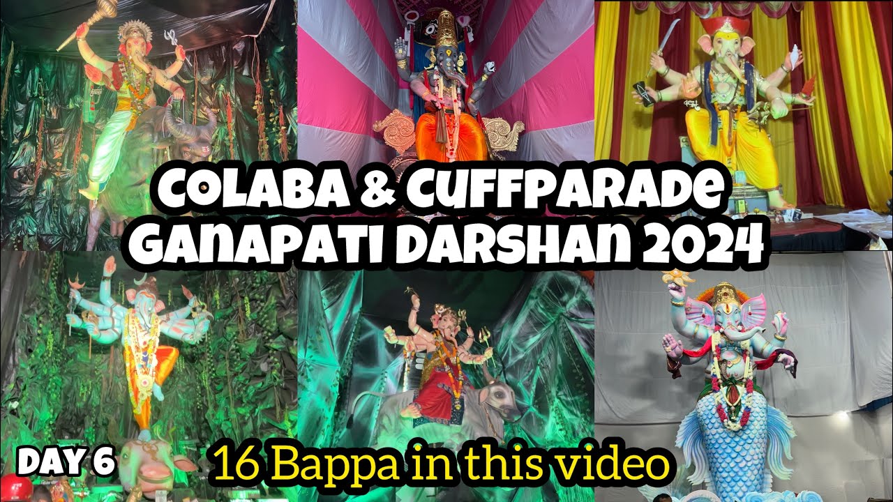 Colaba & Cuff Parade Ganpati Darshan 2024 | Mumbai Ganpati Darshan 2024 ...