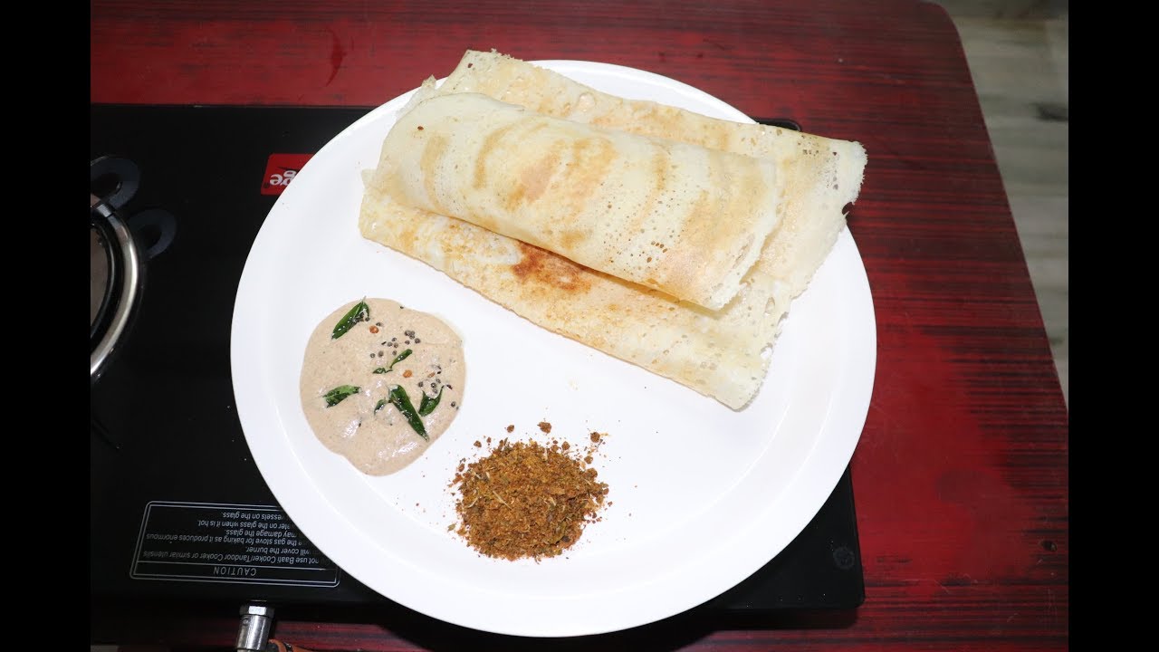 how to prepare dosa | tasty dosa | paper roast dosa | home made dosa ...