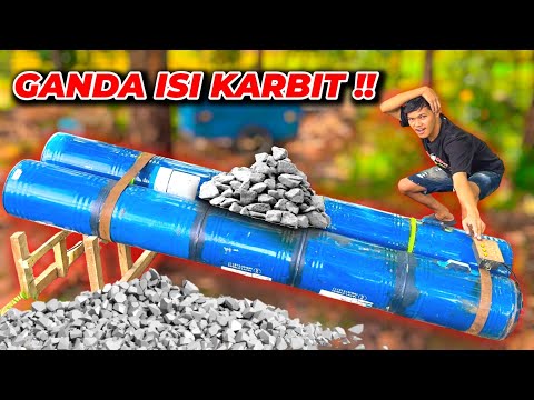 BIKIN GETAR BUMI !!! MERCON SPIRTUS DRUM GANDA DI ISI KARBIT 😱🤯🔥☠️