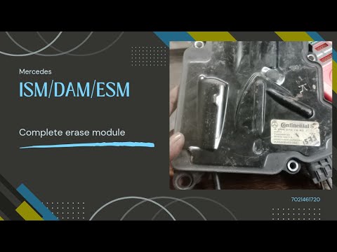 Mercedes ( ISM/DSM/ESM ) complete erase module. virgin - YouTube