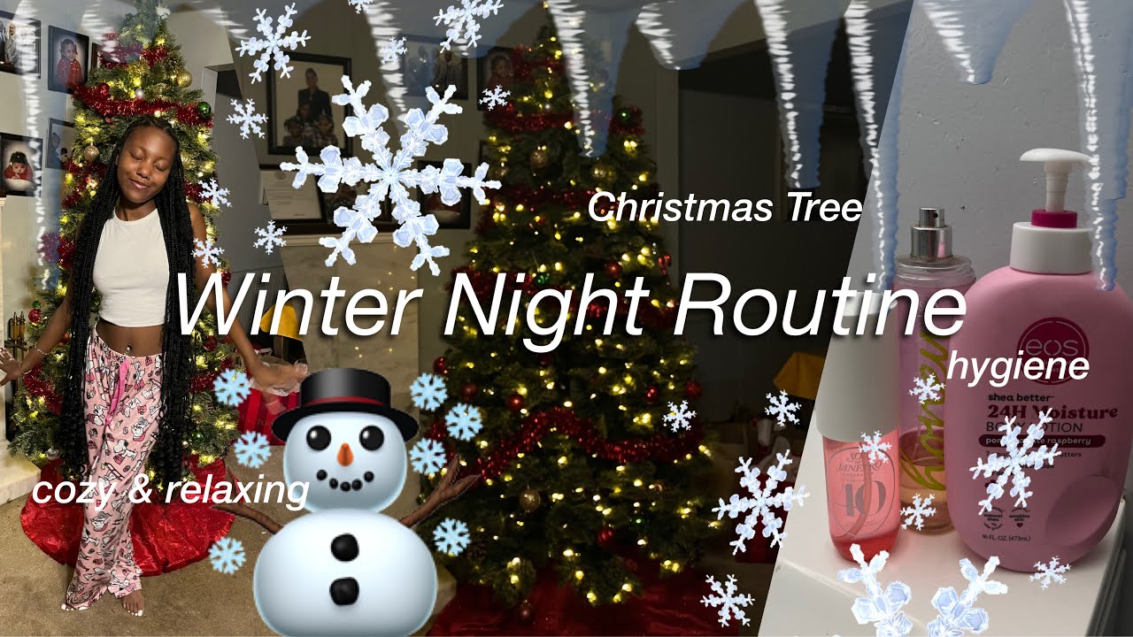 vlogmas day 7: relaxing cozy cold night routine *winter night routine ...