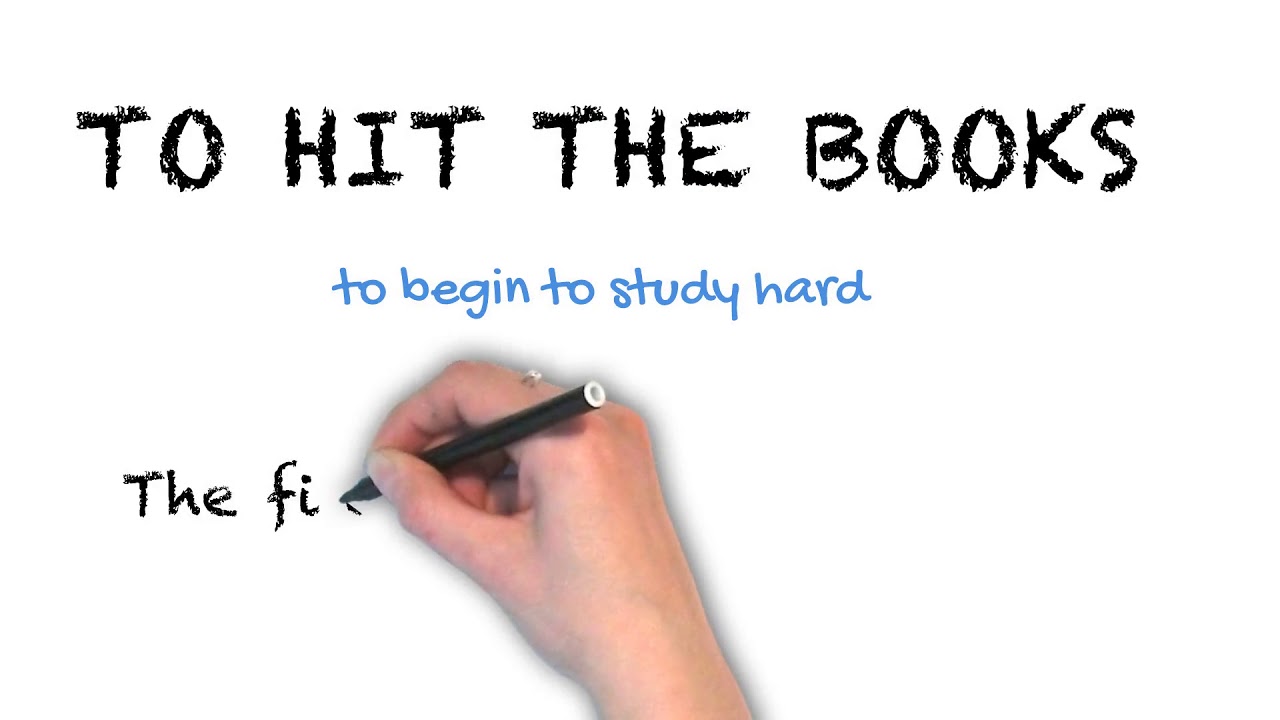 Hit The Books Idiom