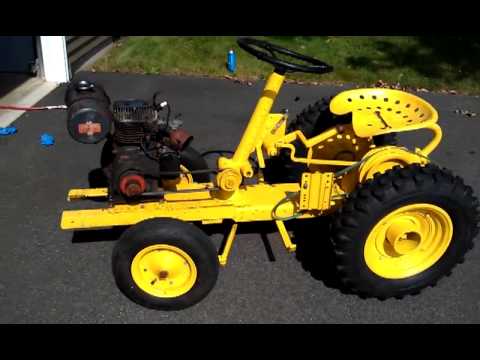 1954 Eshelman Garden Tractor - YouTube