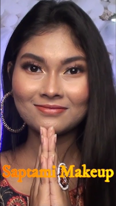 Saptami Makeup tutorial 2024/ Durga Puja makeup look ️ - YouTube