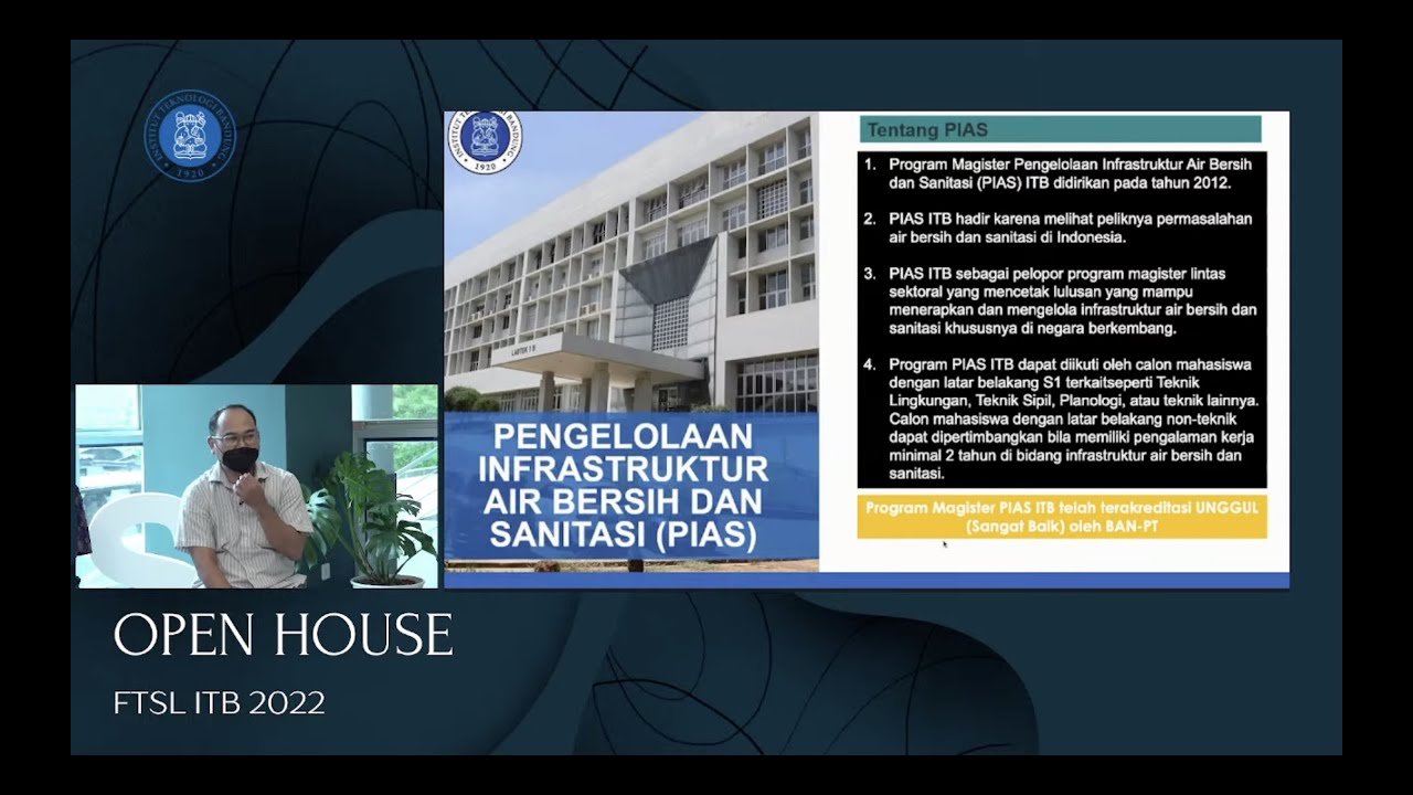 OPEN HOUSE FAKULTAS TEKNIK SIPIL DAN LINGKUNGAN ITB 2022 Pascasarjana ...