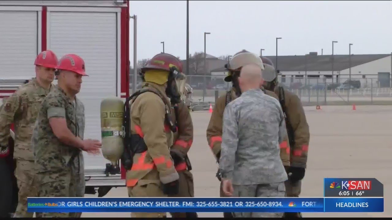 Goodfellow Fire Academy Receives Grant for New Mobile Fire Pumps - YouTube