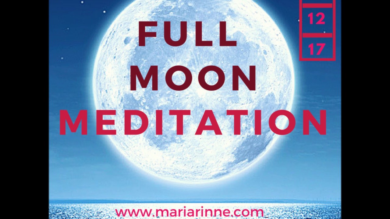 Guided Full Moon Energy Meditation - YouTube