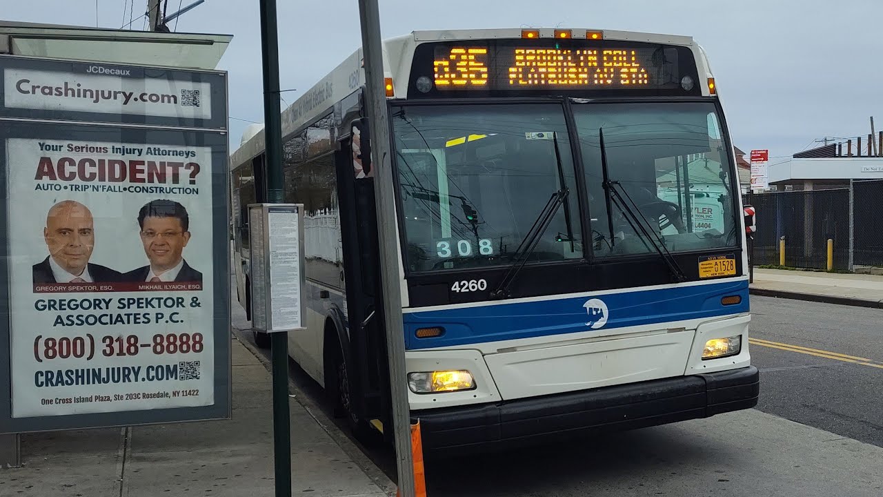MTA Bus Company: 2009 Orion VII NG HEV #4260 on the Q35 @ Rockaway Park ...