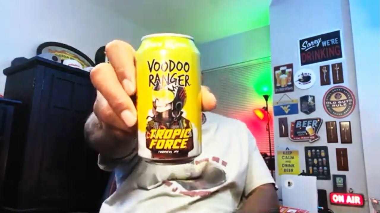 Rod J BeerVentures | New Belgium Voodoo Ranger Tropic Force Beer Review ...