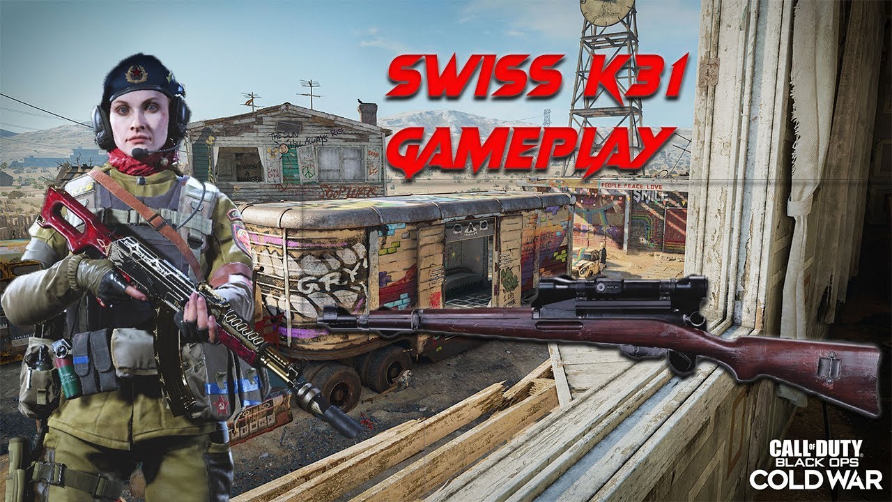 Swiss k31 gameplay in cold war - YouTube