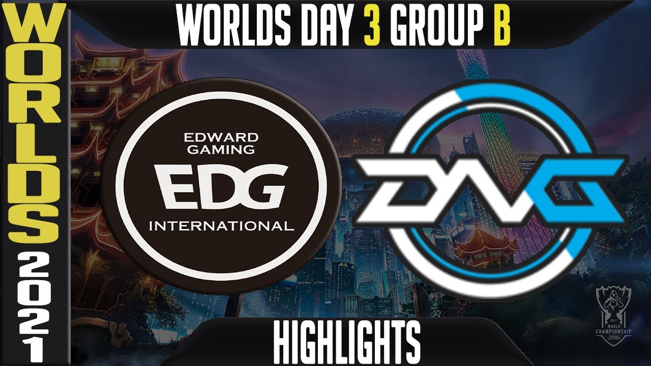 EDG vs DFM Highlights | Worlds 2021 Day 3 Group B | Edward Gaming vs Detonation FocusMe - YouTube
