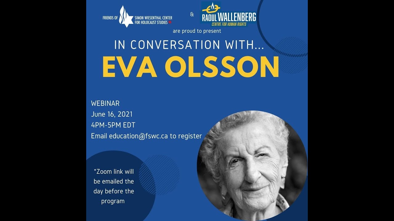 In Conversation with Eva Olsson - YouTube