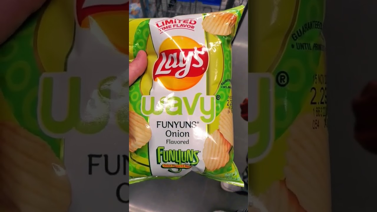 Want some limited time flavor Lay's wavy funyuns onion flavored funyuns ...