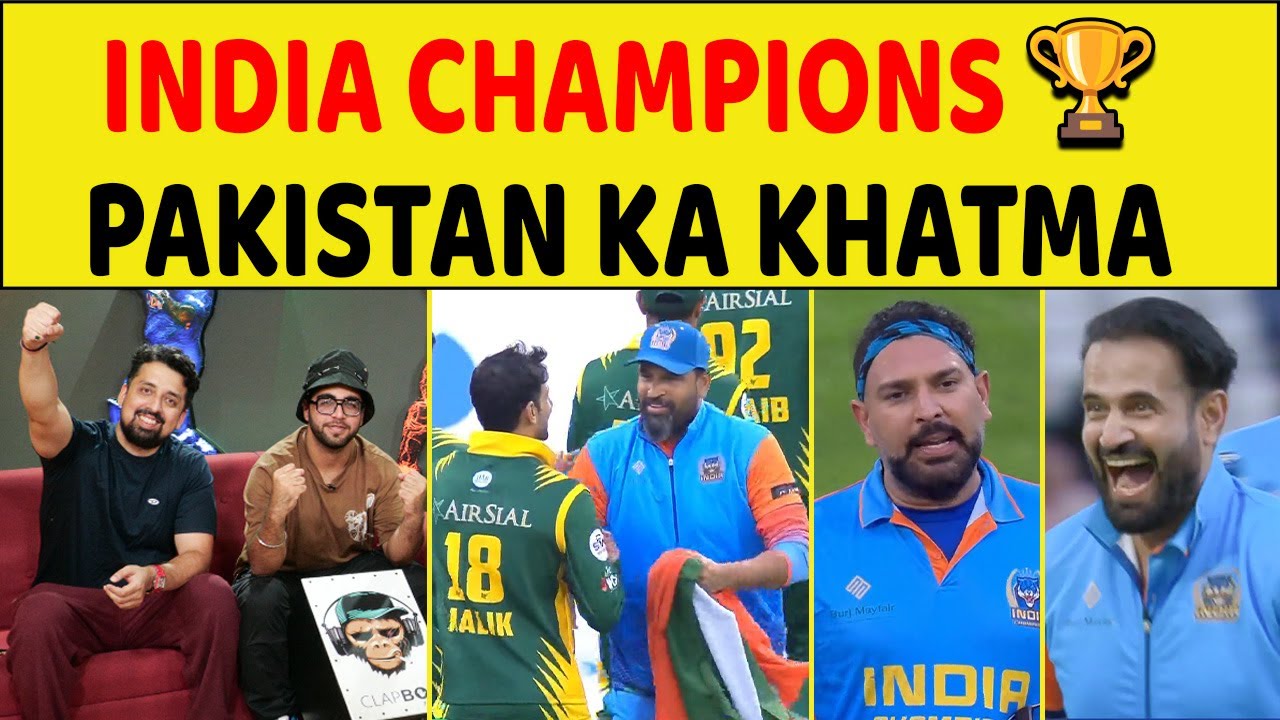 🔴INDIA VS PAKISTAN FINAL: INDIA CHAMPIONS NE PAKISTAN KO THOKA, JEETI ...