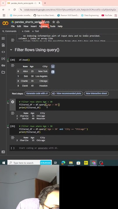 Tutorial 4 Filter Dataframe Based On Query Methoddatascience Machinelearning Ai Python