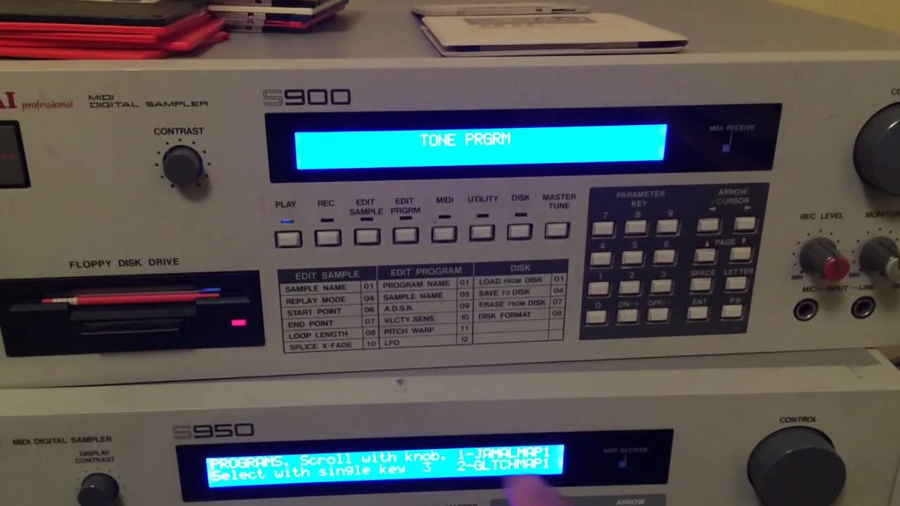 Akai s900 for sale - YouTube
