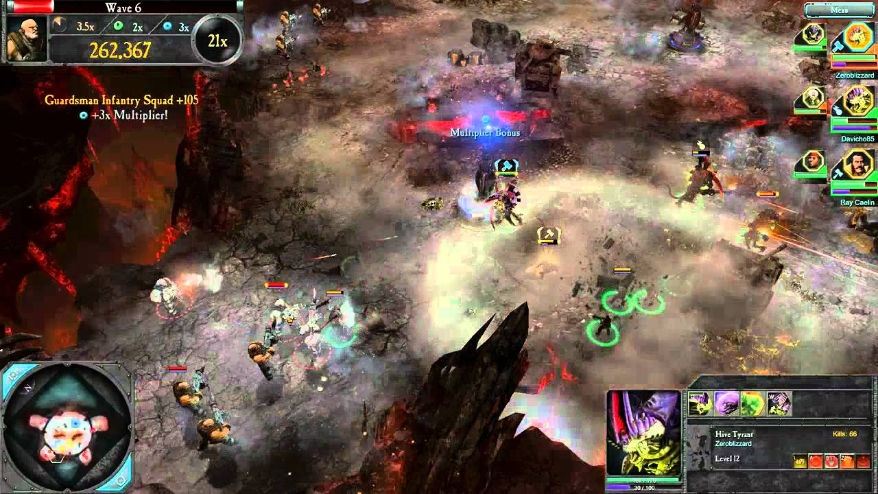 DOW2 LS Game 93 AoK Hive Tyrant Wave 8 - YouTube