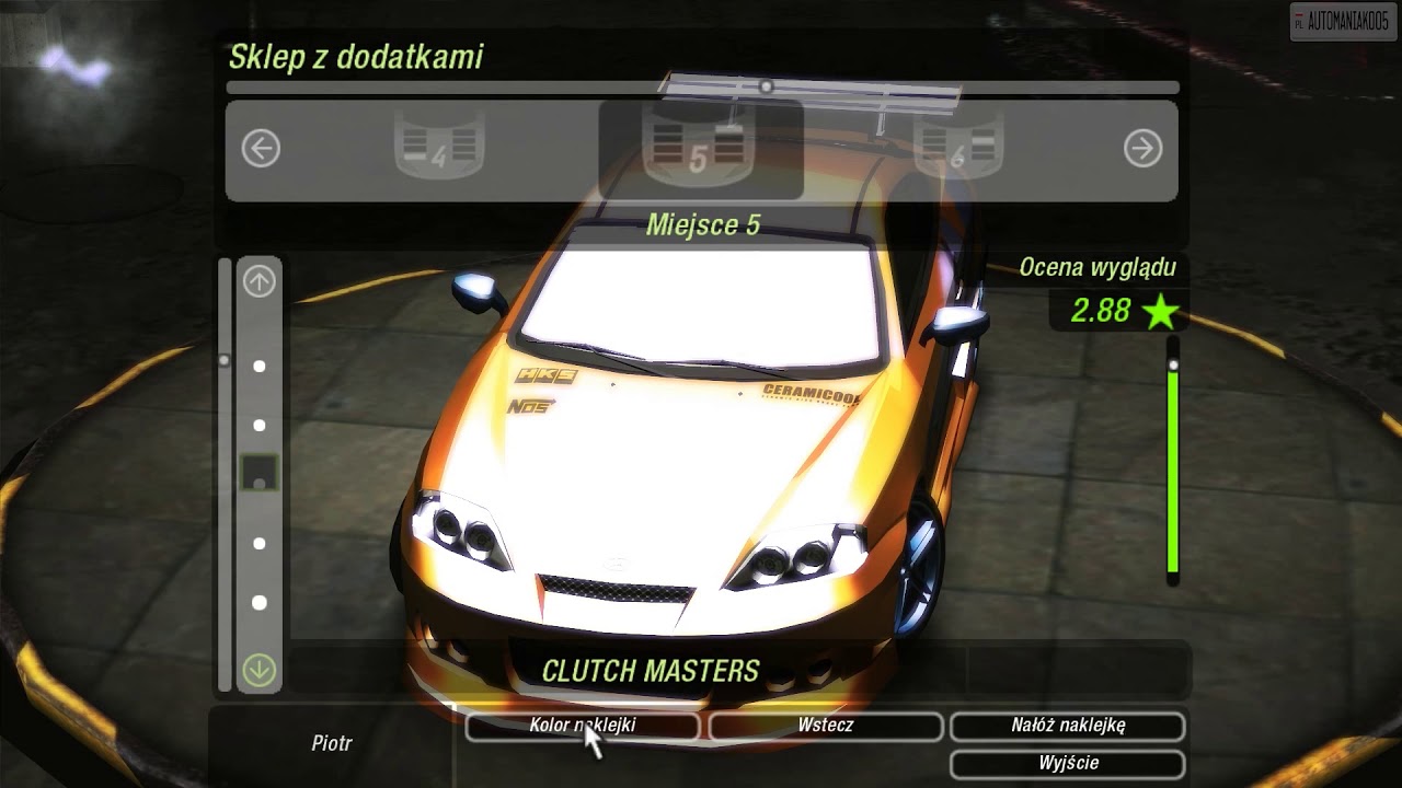 NFS Underground 2 - Hyundai Tiburon Tuning - YouTube