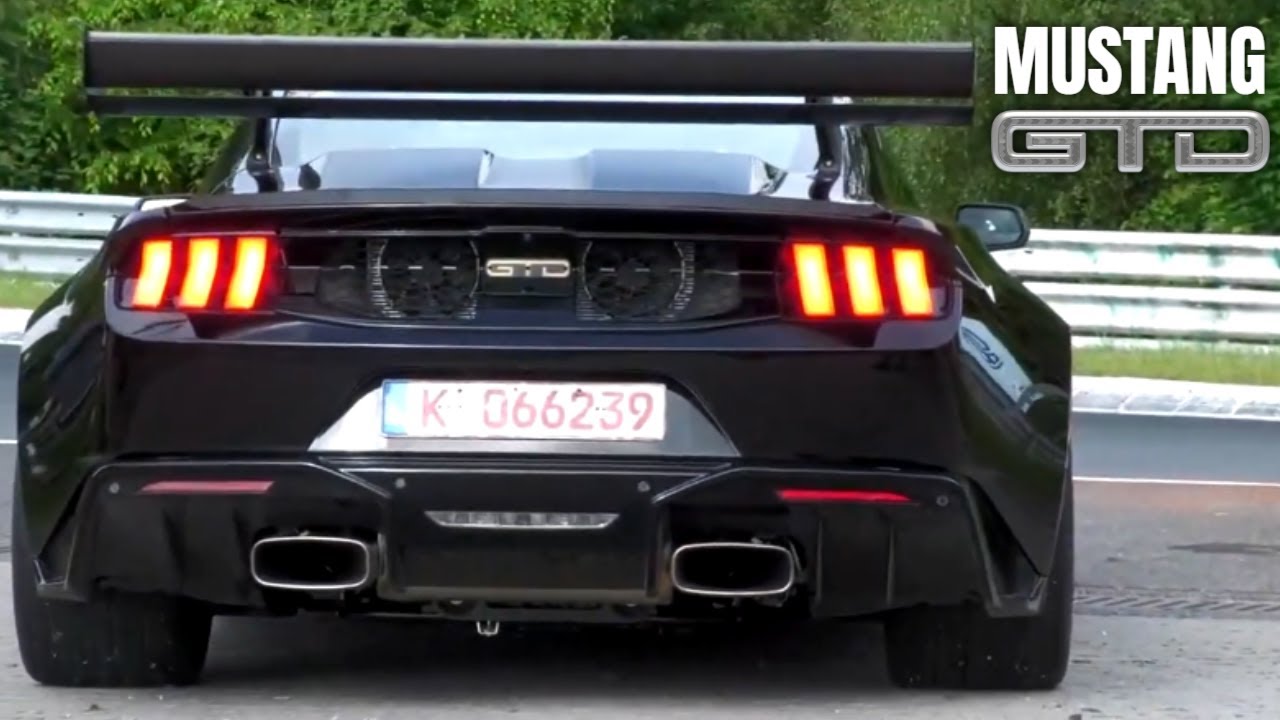 Ford Mustang GTD Detroit's Unique Muscle Car Tests at the Nurburgring ...