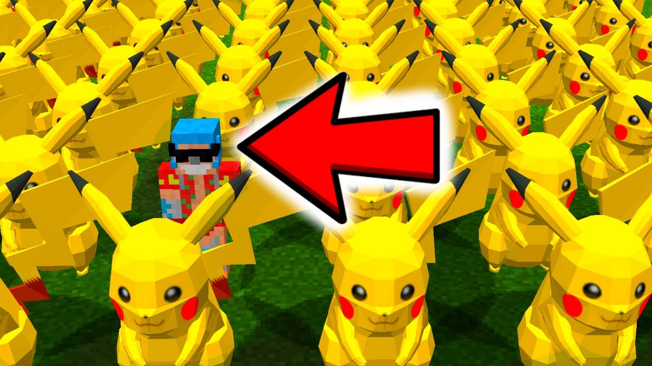 ¿CUAL ES EL VERDADERO PIKACHU? POKEMON EN MINECRAFT | PIXELMON - YouTube