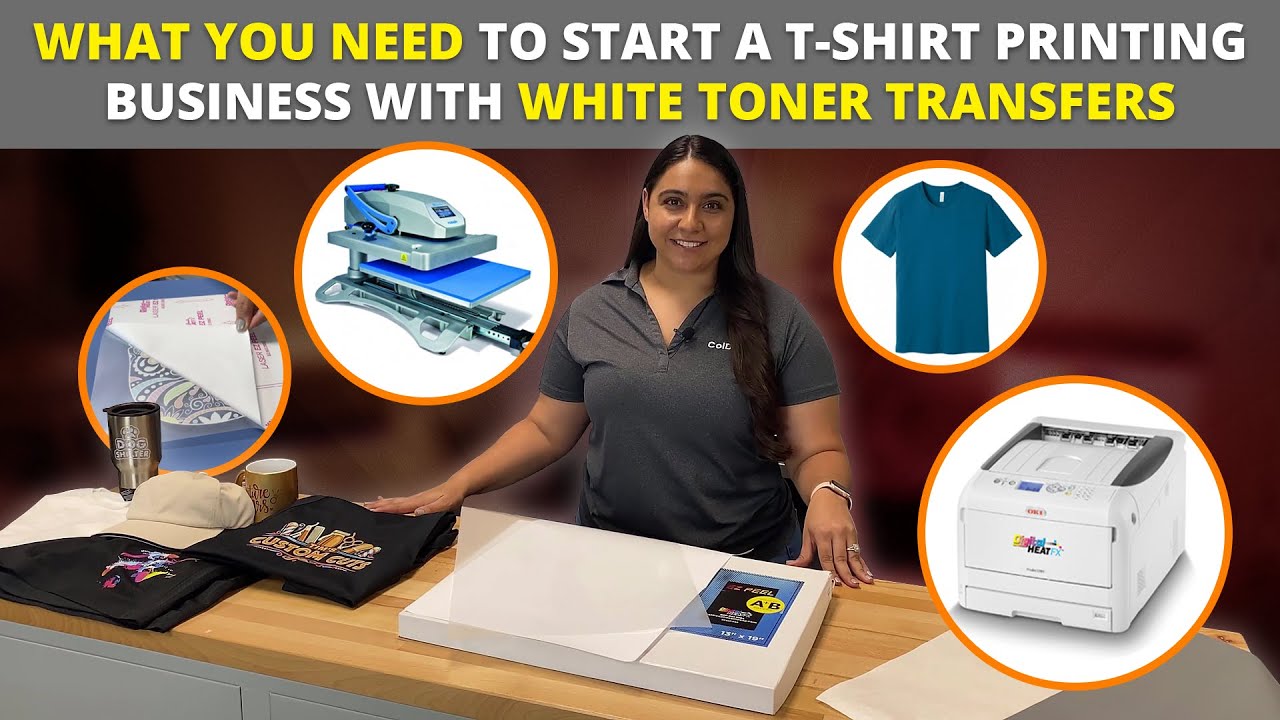 How to Start a Business with White Toner Printers - YouTube