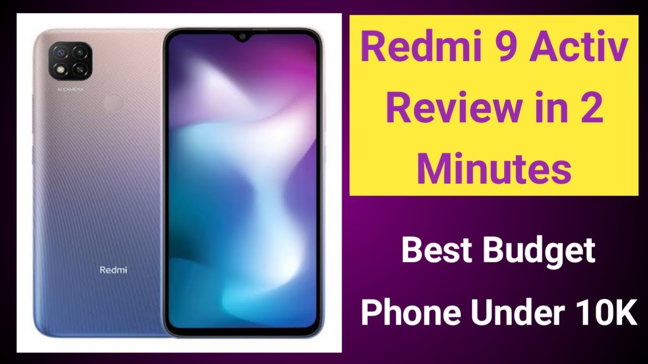 Redmi 9 Active Review - YouTube