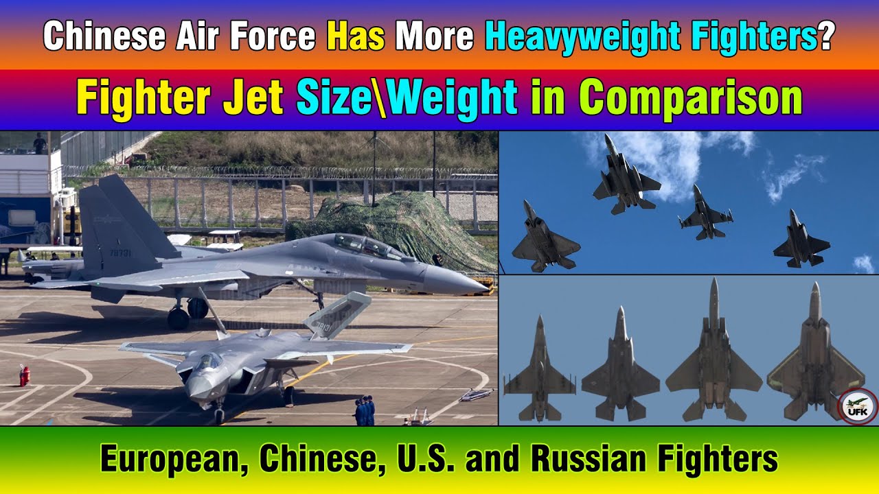 Chinese Air Force Has More Heavyweight Fighters? Fighter Jet Size ...