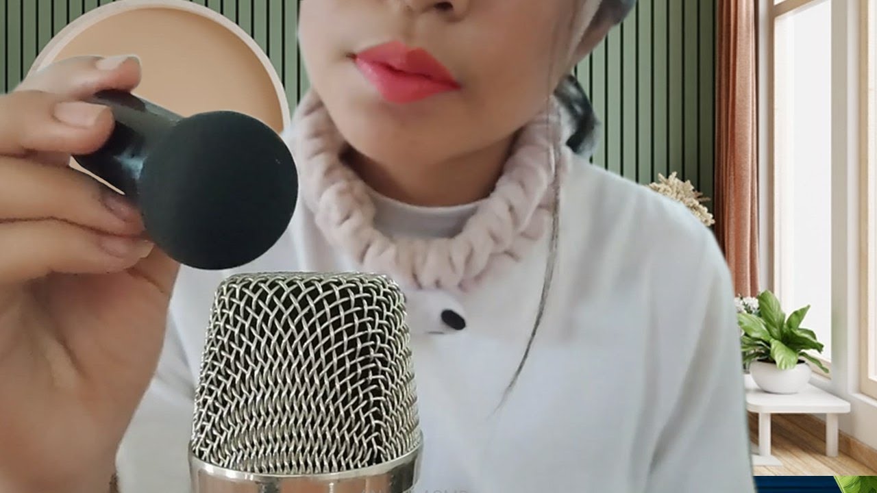 ASMR makeup triggers satisfying for relaxing sleep No Talking #44 - YouTube