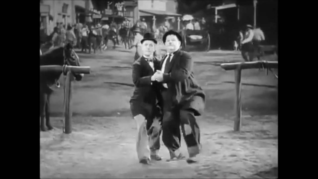 Laurel and Hardy Dance to Rolling Stones - Shattered - YouTube
