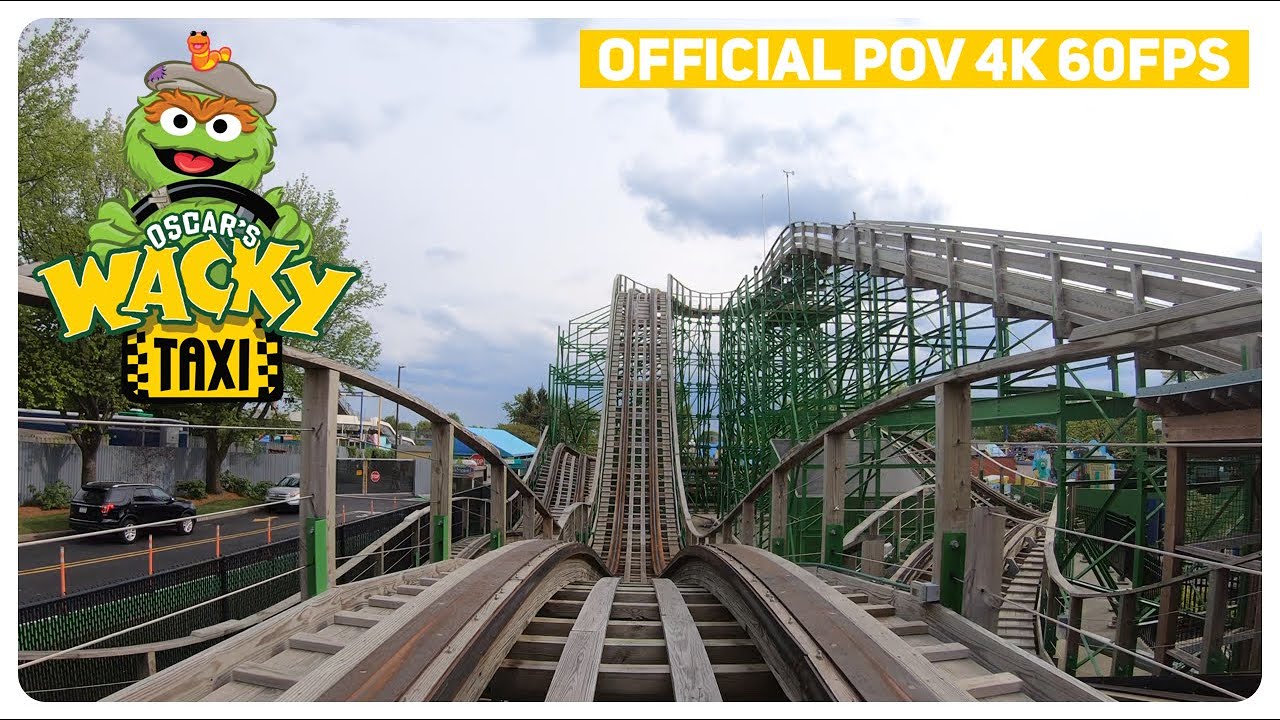 Official Oscars Wacky Taxi backwards on-ride 4K POV @60fps - Sesame ...