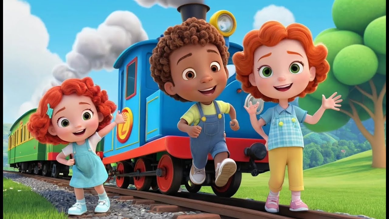 Coo Coo Train | Fun Train Song for Kids | Sing-Along Nursery Rhyme ...
