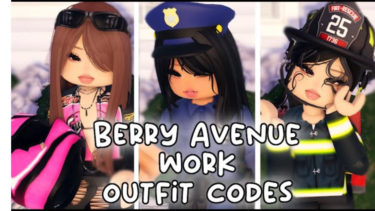 Berry Avenue Work Outfit Codes #roblox - YouTube