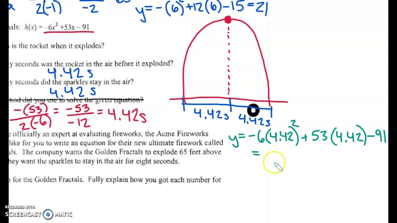 Applications of Quadratics (Page 16 back) - YouTube