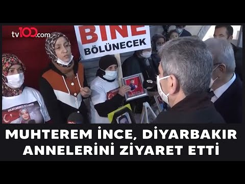 İçişleri Bakan Yardımcısı Muhterem İnce, Diyarbakır annelerini ziyaret etti