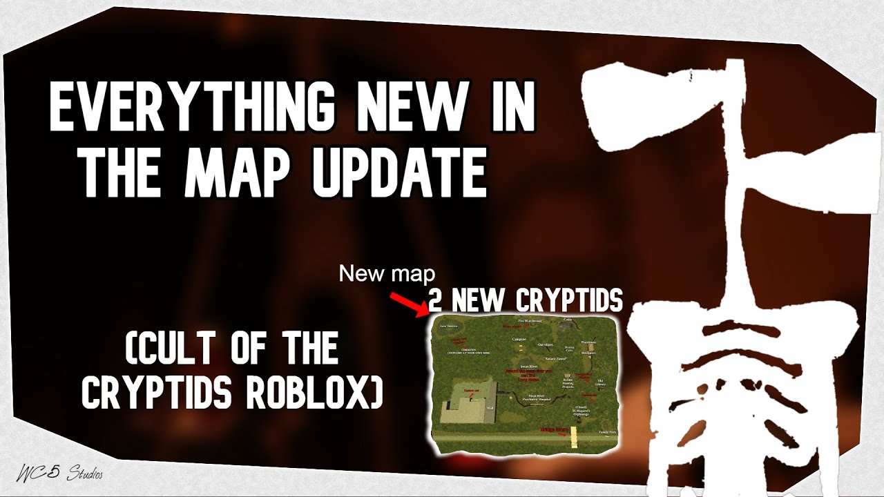 Everything new in the NEW MAP Cult of the Cryptids Roblox (NEW UPDATE ...