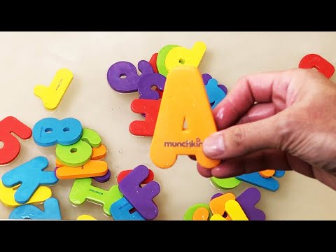ABC SONG learn ABC Letter Alphabets with ABC Bath Letters and NUMBERS