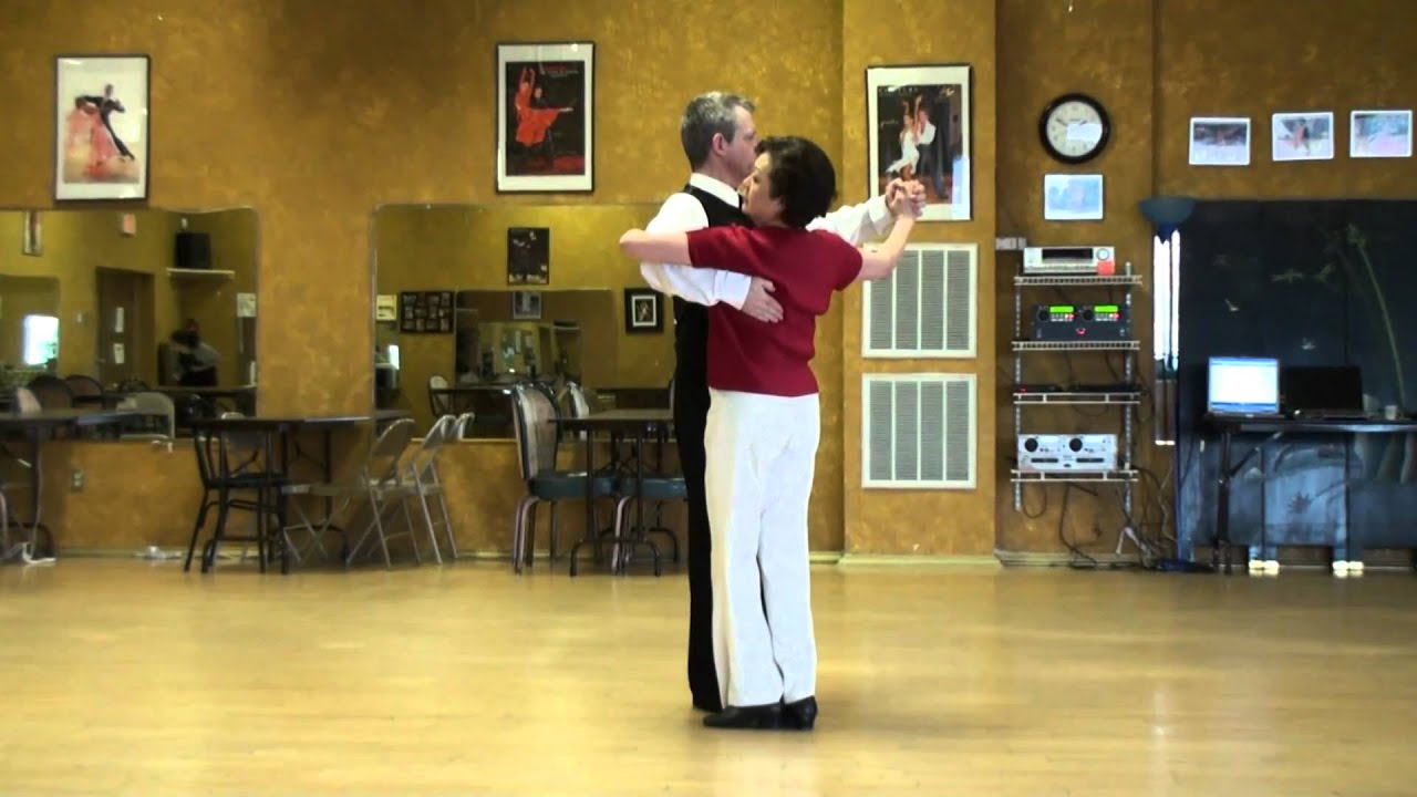 International Tango Promenade To Pivots Roll Lunge - YouTube